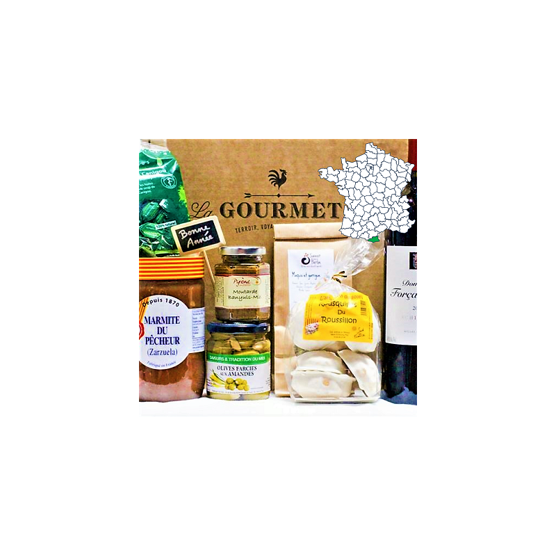 A delightful French food and wine gift box from Northern Catalonia