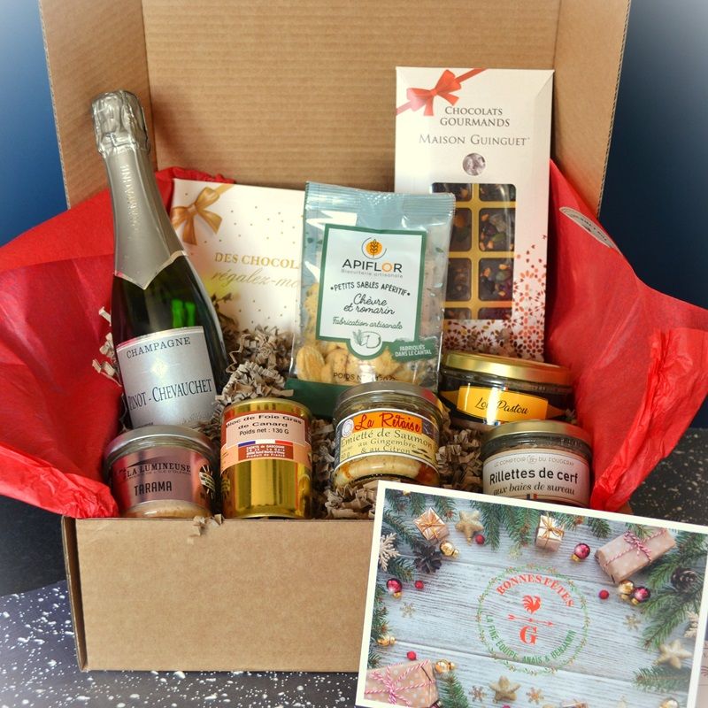 Gourmet Christmas French aperitif gift set